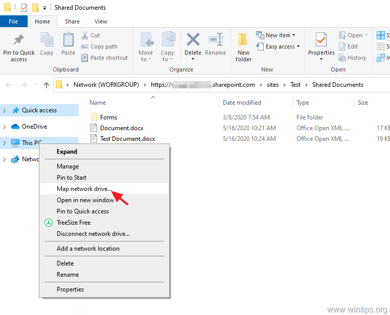 how-to-map-a-sharepoint-drive-to-file-explorer