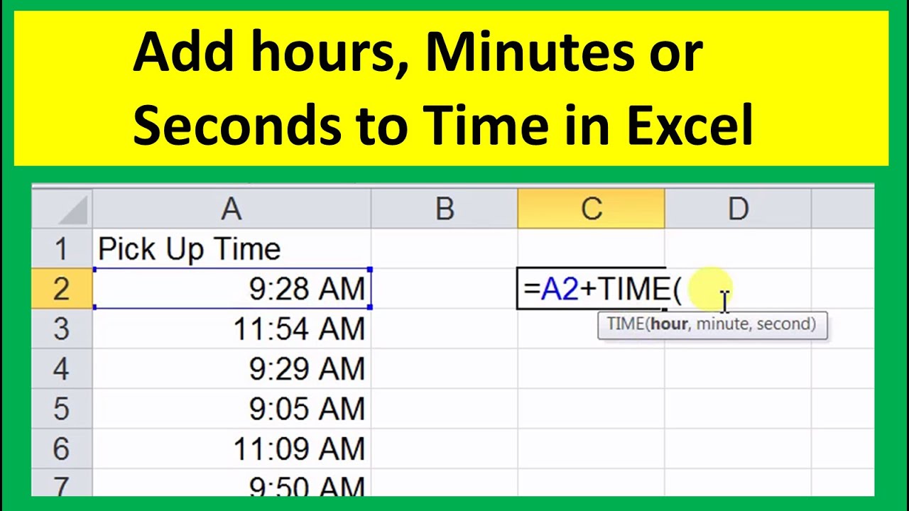 How To Add Hours And Minutes In Excel How To Add Hours And Minutes In Excel