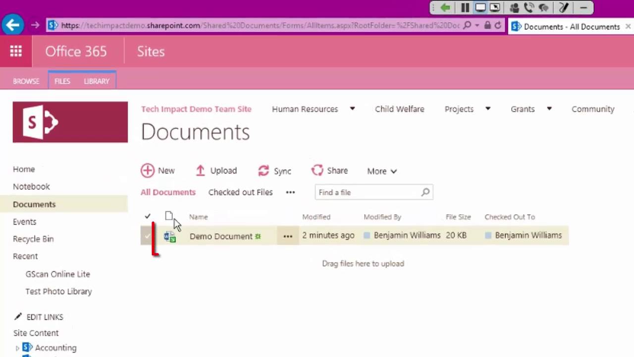 How To Check Out Excel File In Sharepoint?