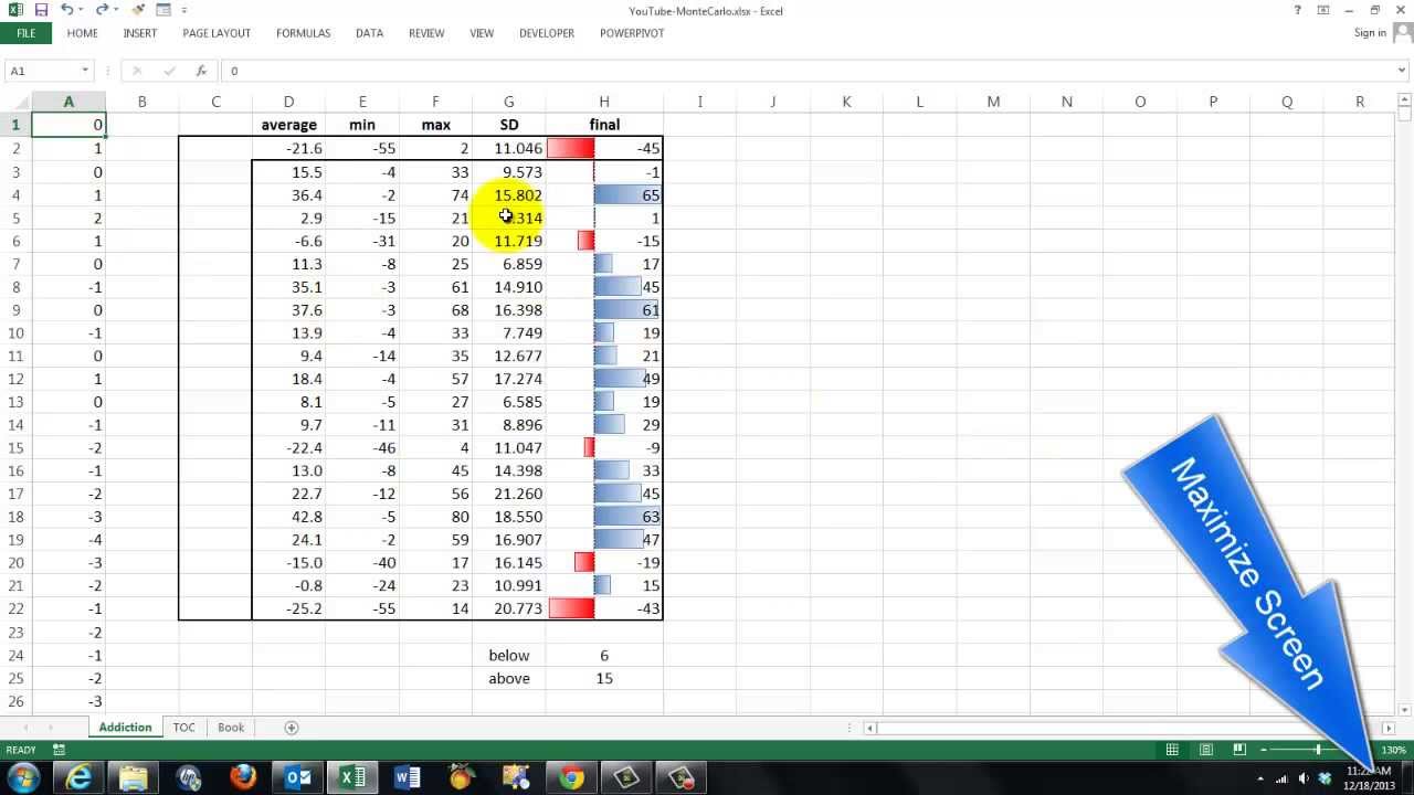 How To Do A Monte Carlo Simulation In Excel