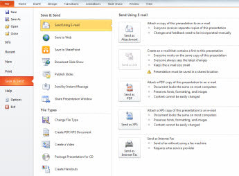 How To Send A Powerpoint Presentation Through Email?