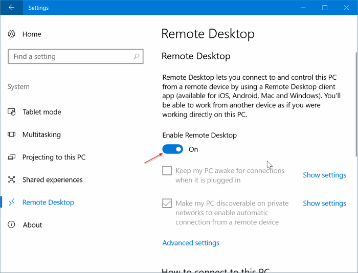 How to Turn Off Remote Access Windows 10?