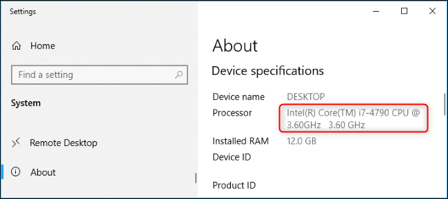 How to Find Out What Processor I Have Windows 10?