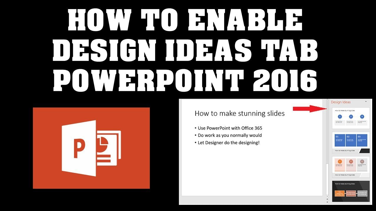 How To Enable Design Ideas In Powerpoint 2016?
