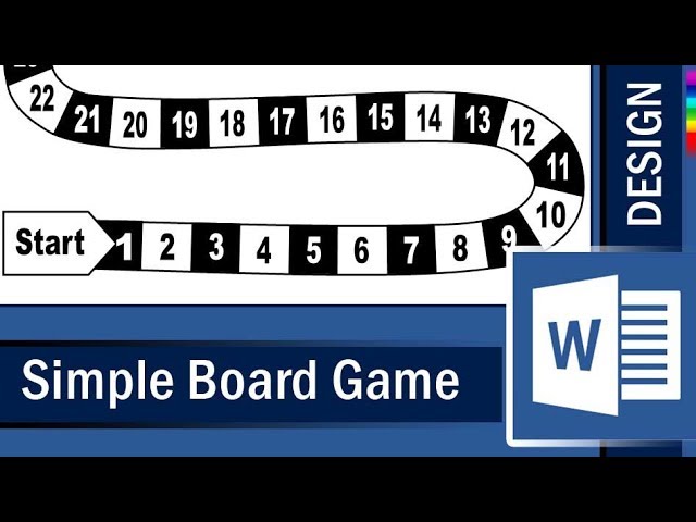 How To Make A Board Game On Microsoft Word?