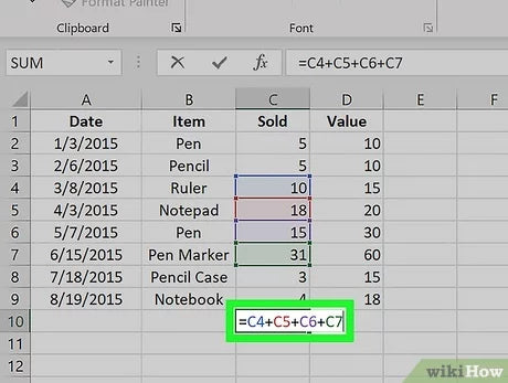 How to Use Sum Formula in Excel?